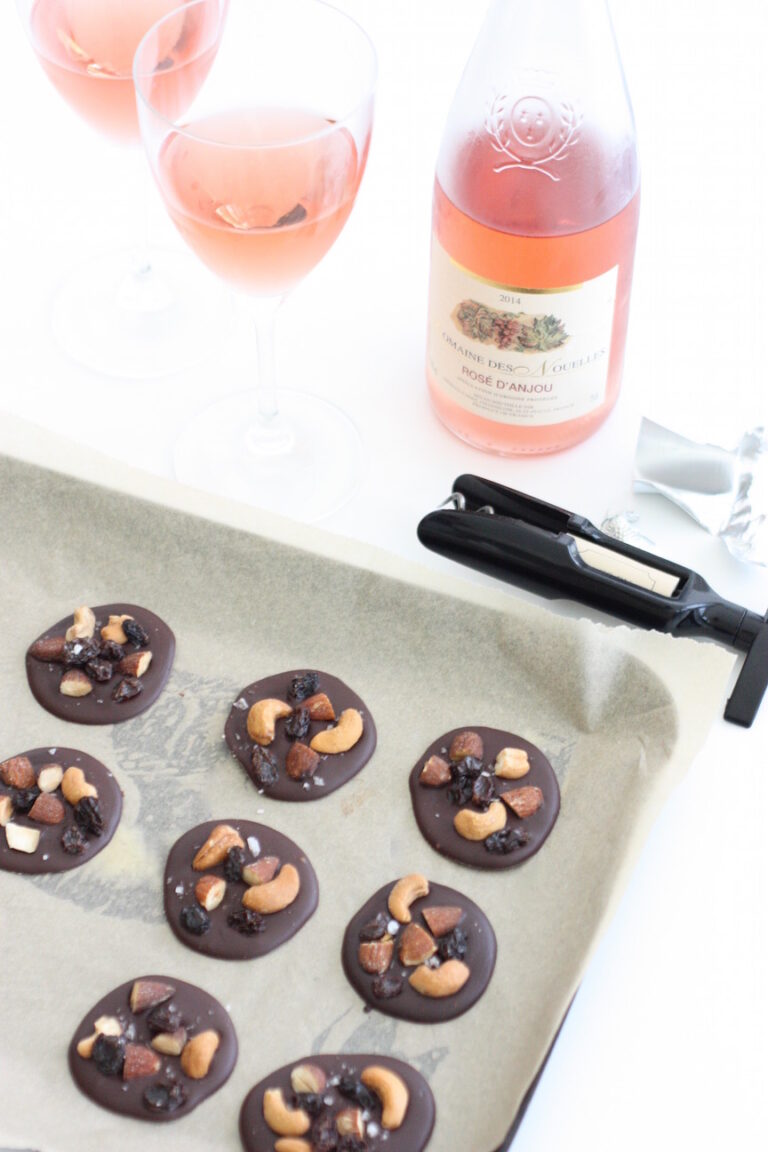 Salted Fruit and Nut Chocolate Coins - marmalade & me