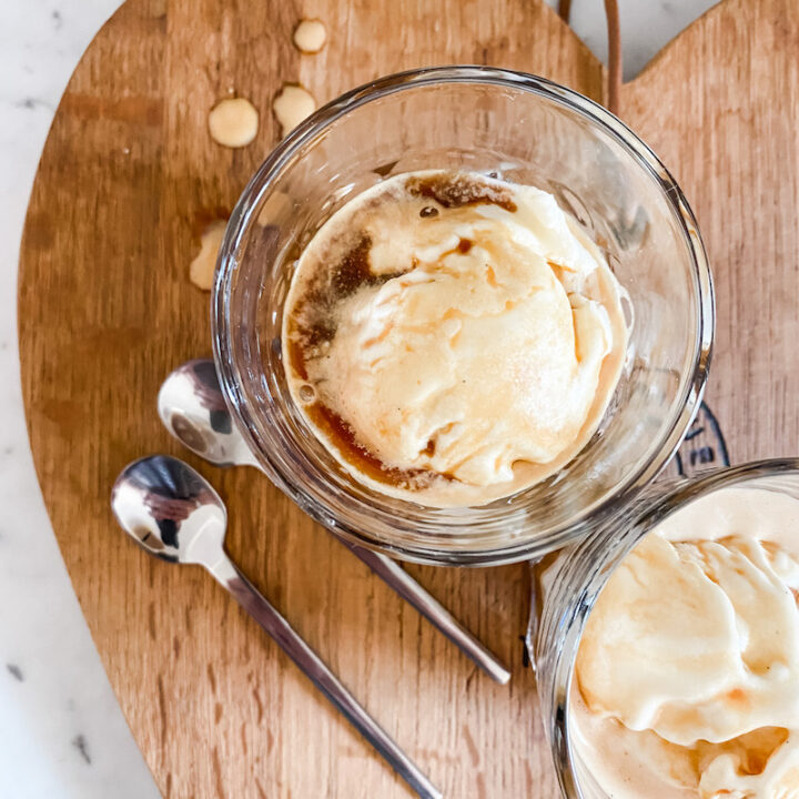 Affogato - ice cream drowned in espresso - marmalade & me