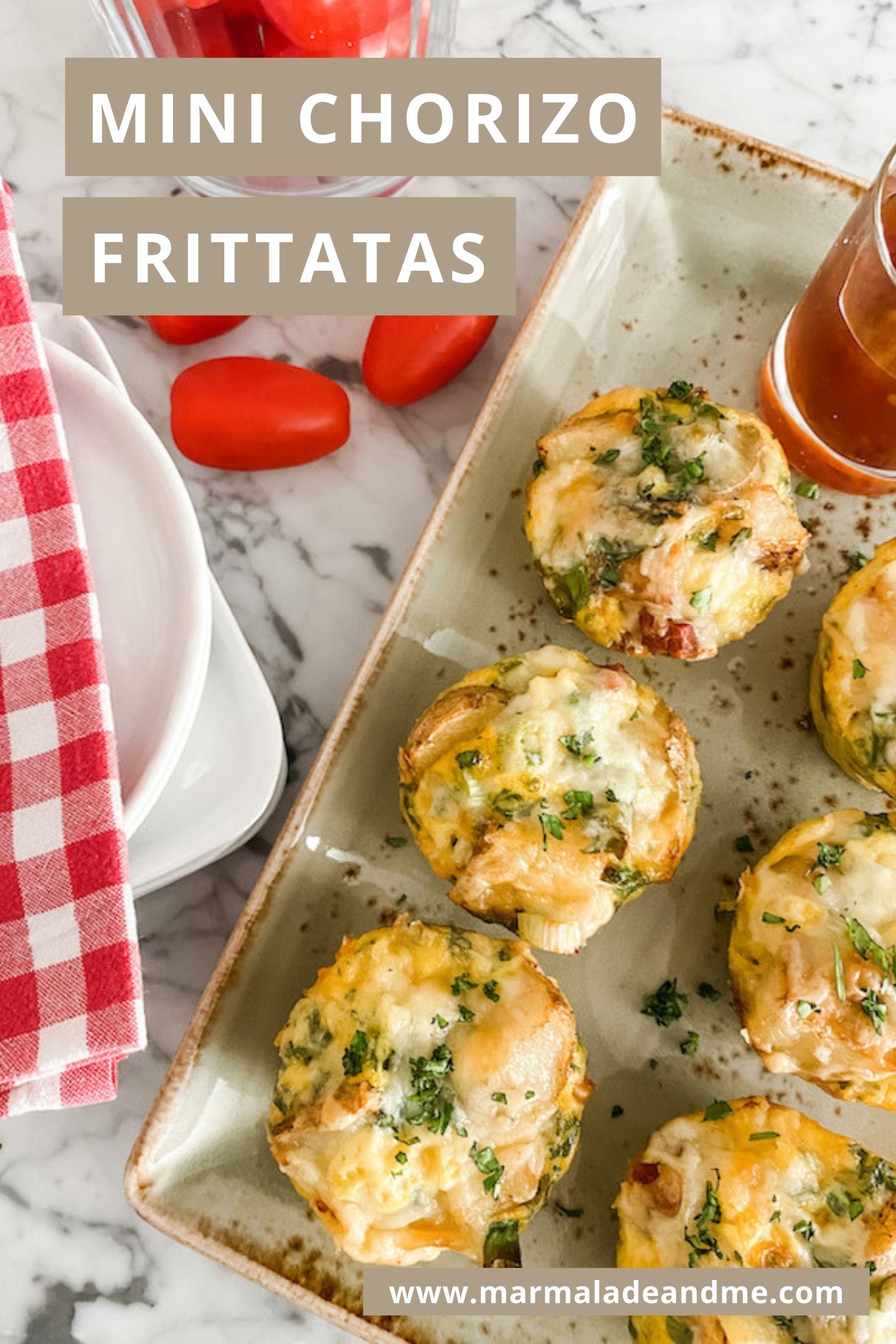 Mini Chorizo Frittatas - marmalade & me