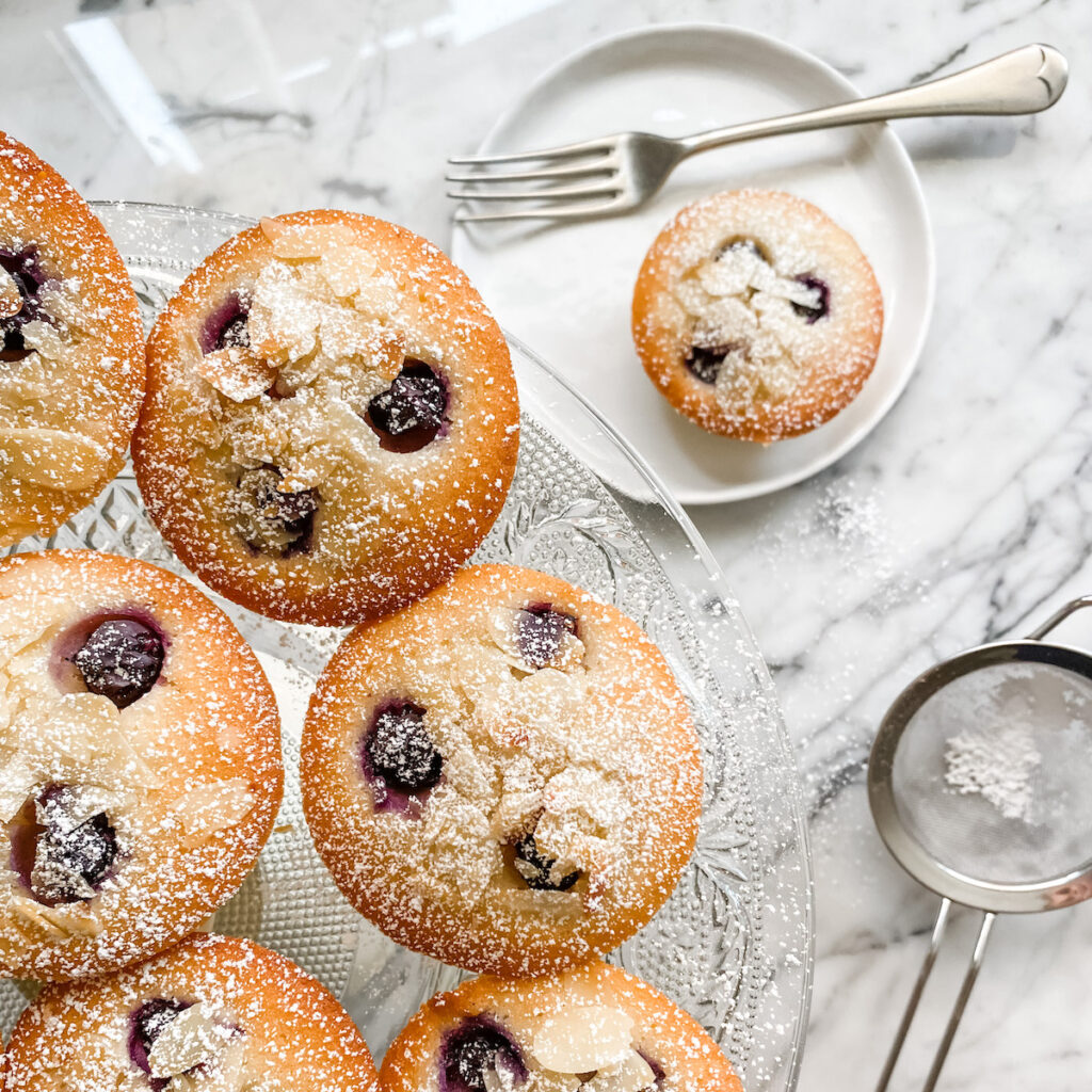 Blueberry and Lemon Friands - marmalade & me
