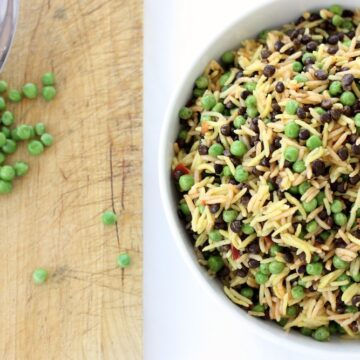 Easy Multi-coloured Rice Salad - marmalade & me