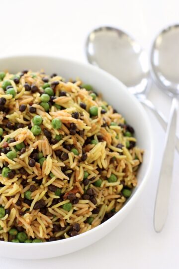Easy Multi-coloured Rice Salad - marmalade & me