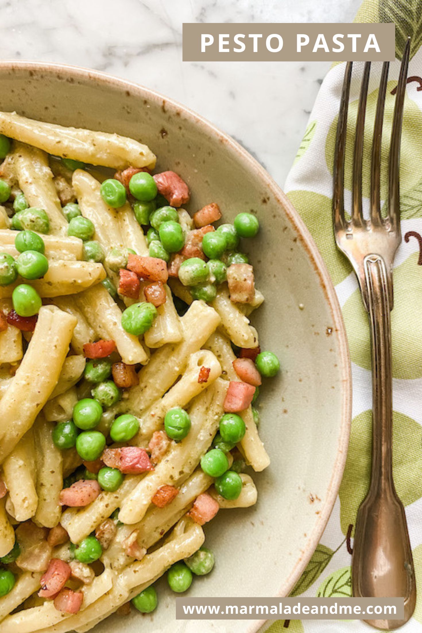 Pesto Pasta - marmalade & me